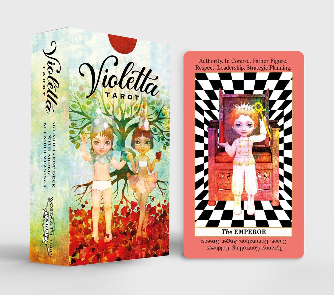Tarot Cards With Added Key Word Meanings. Easy to Learn Tarot Deck for ...