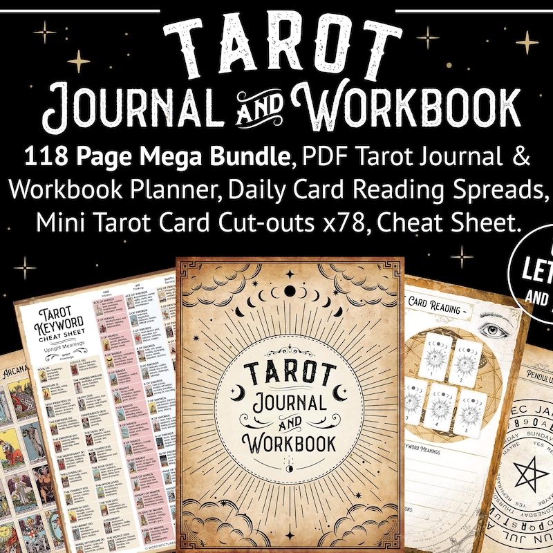 Tarot Journal Printable - Etsy