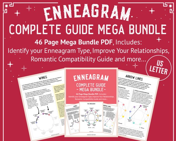 Enneagram Planner Enneagram Type Worksheets Enneagram Journal Prompts ...
