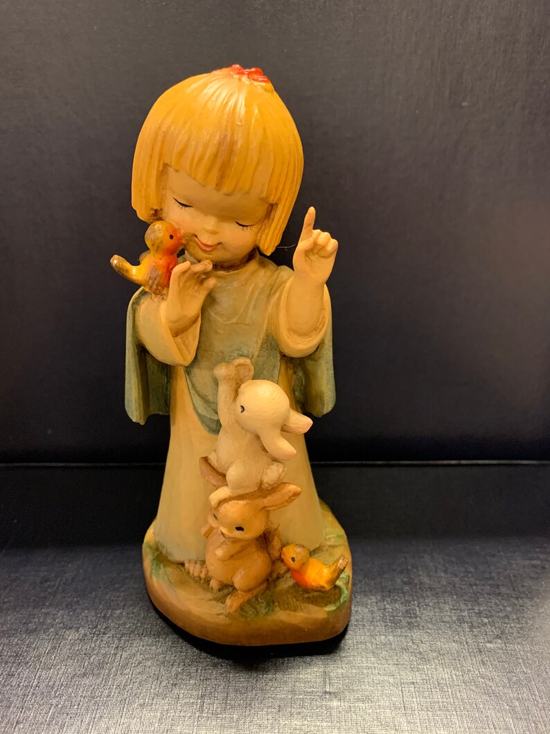 Anri Woodcarving - Talking to the Animals - Etsy