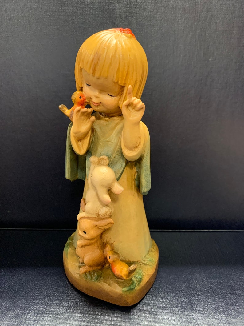 Anri Woodcarving - Talking to the Animals - Etsy