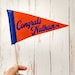 CUSTOM Mini Pennant Small Felt Pennant on a Stick Personalized Design ...