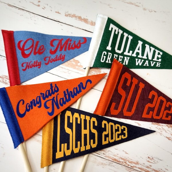 Mini Custom Name Pennant - Etsy