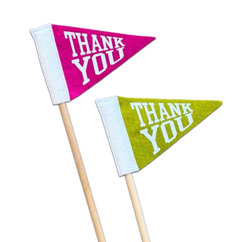 Congrats, Happy Birthday, the Best, You Got This | Tiny Message Pennant ...