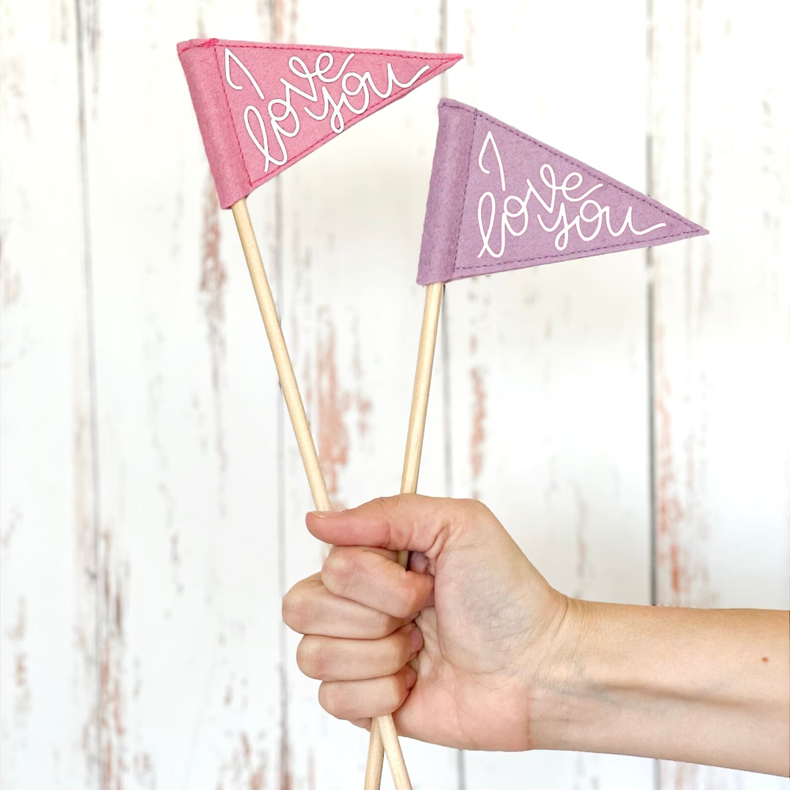 CUSTOM Tiny Pennant Miniature Personalized Felt Pennant on a Stick 2.5 ...