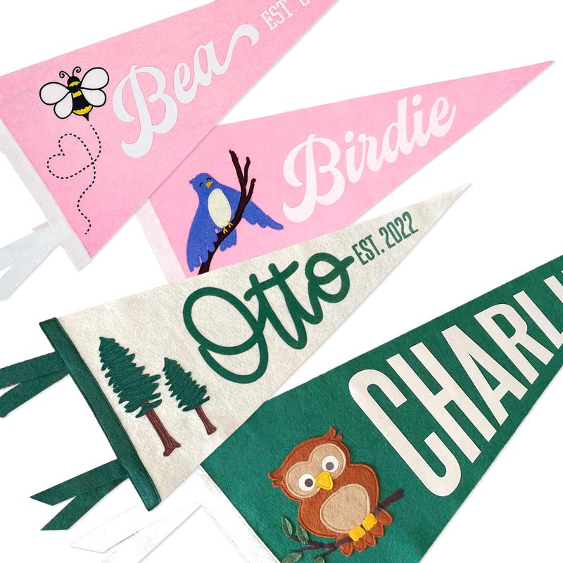 Large Pennants - Etsy