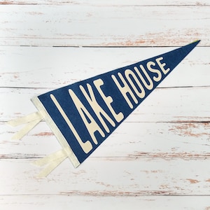 Lake House Pennant | 9x18 Inch Made in the USA Flag | Wall Hanging ...