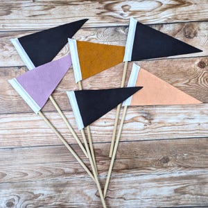 MINI Blank Craft Pennants | Us-made Wool-blend Felt | Custom Color ...