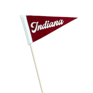 CUSTOM Mini Pennant | Small Felt Pennant on a Stick | Personalized ...