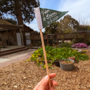 SET of WEDDING Favor Pennants | Centerpiece, Table Decoration and ...