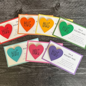 Pocket Hug | Hug Token | Miss You Gift | Virtual Hug - Etsy