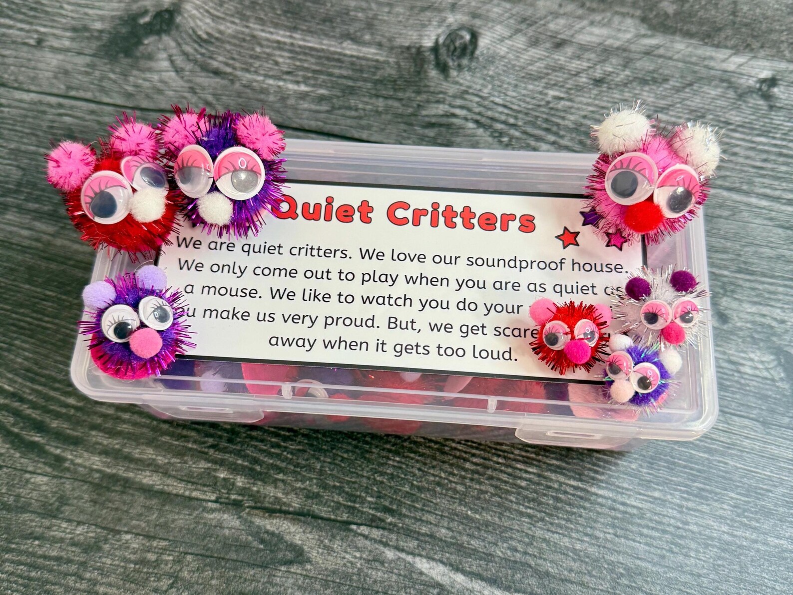 Valentine's Day Quiet Critters | Reading Buddies | Behavior Management ...