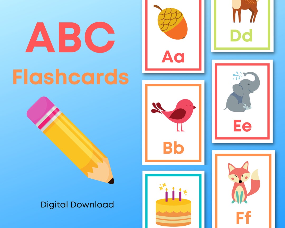 ABC Flashcards | Alphabet Flashcards | 26 Printable Flashcards ...