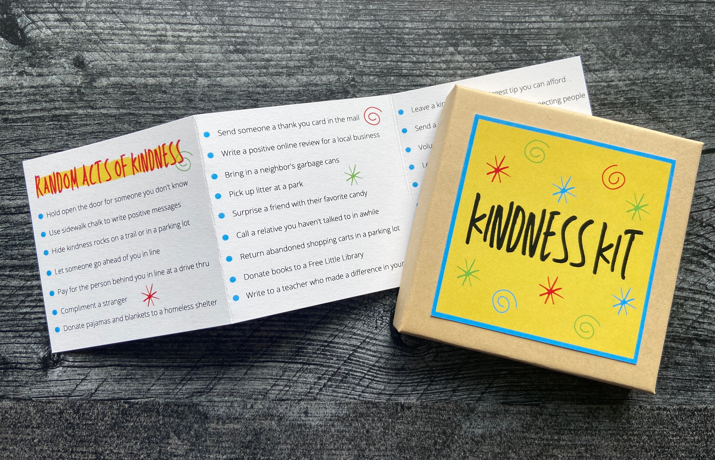 Kindness Kit Be Kind Kindness Matters - Etsy