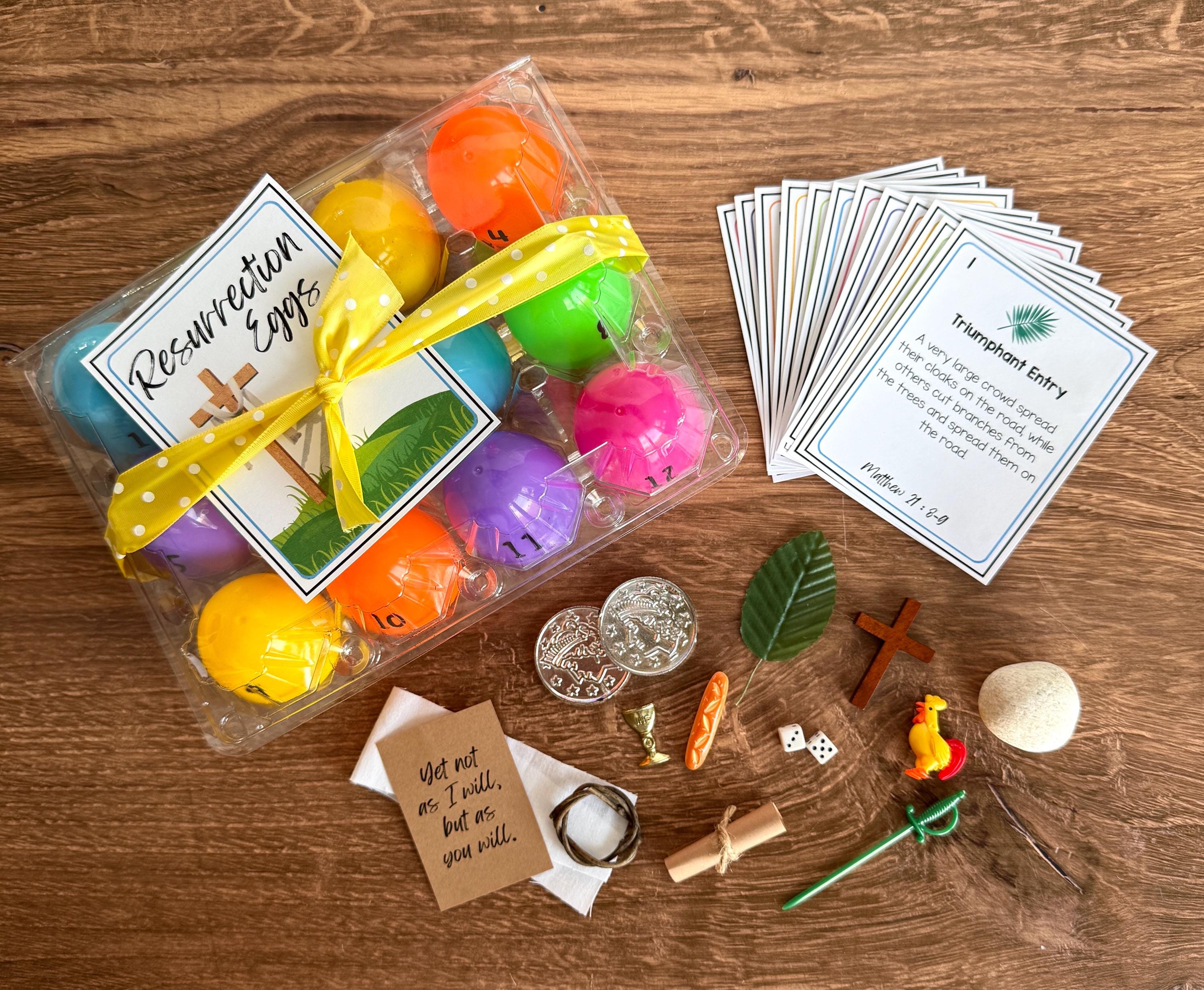 Resurrection Eggs Set With Story Cards | Easter Week Story - Etsy