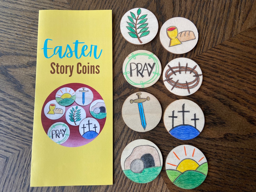 Easter Story Coins | Easter Game | Lent Activity | Holy Week for Kids ...
