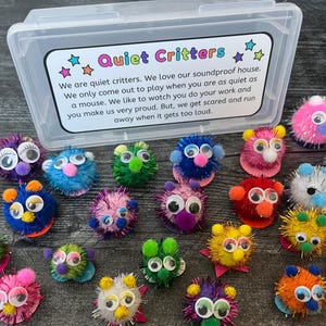 Quiet Critters | Reading Buddies | Behavior Management | Teacher ...