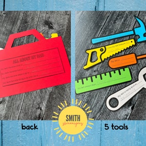 Happy Father's Day Craft | Toolbox Craft for Dad | Digital Download - Etsy
