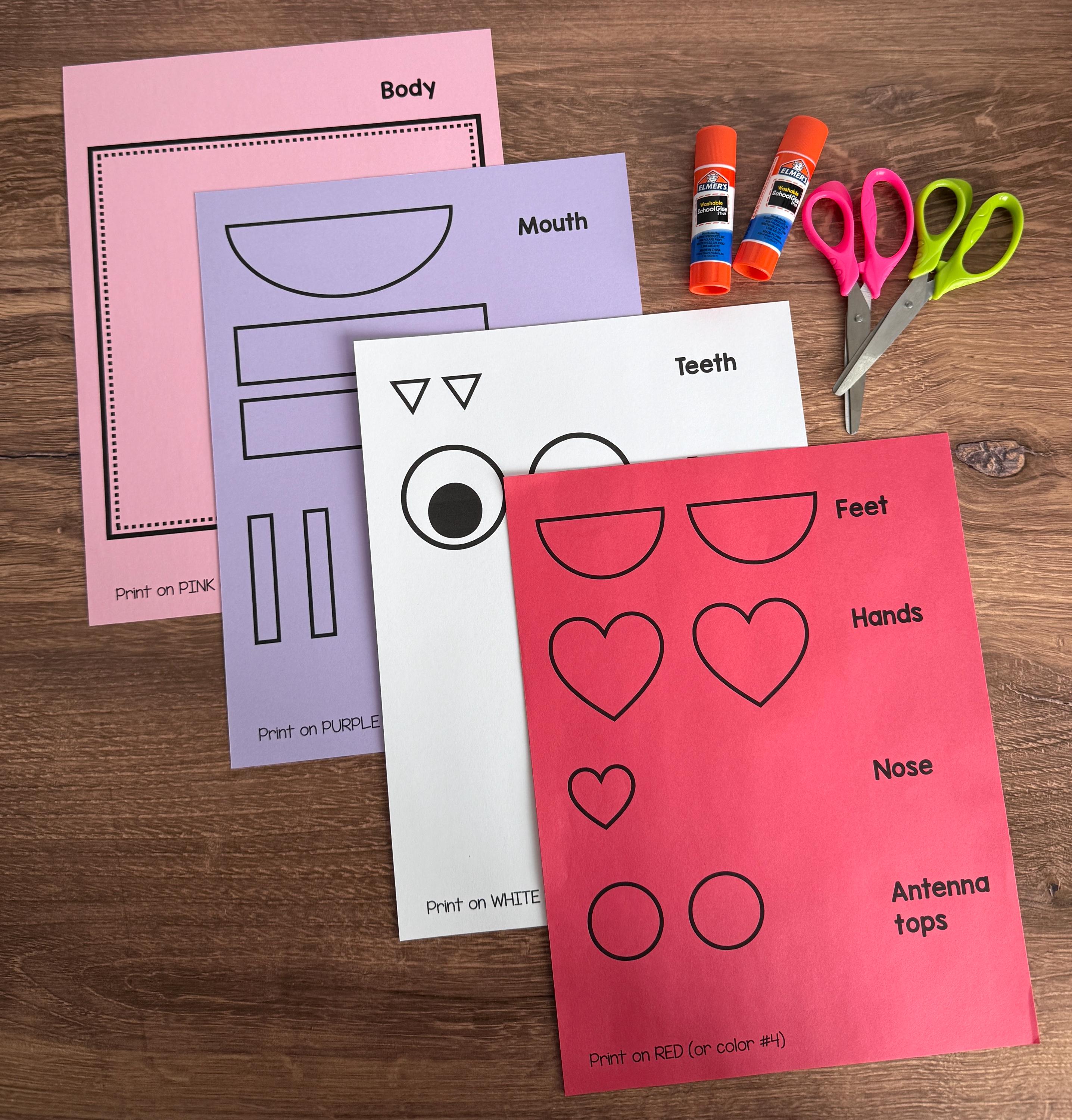 Valentine's Day Robot Craft | School Valentine Collection Bag - Etsy