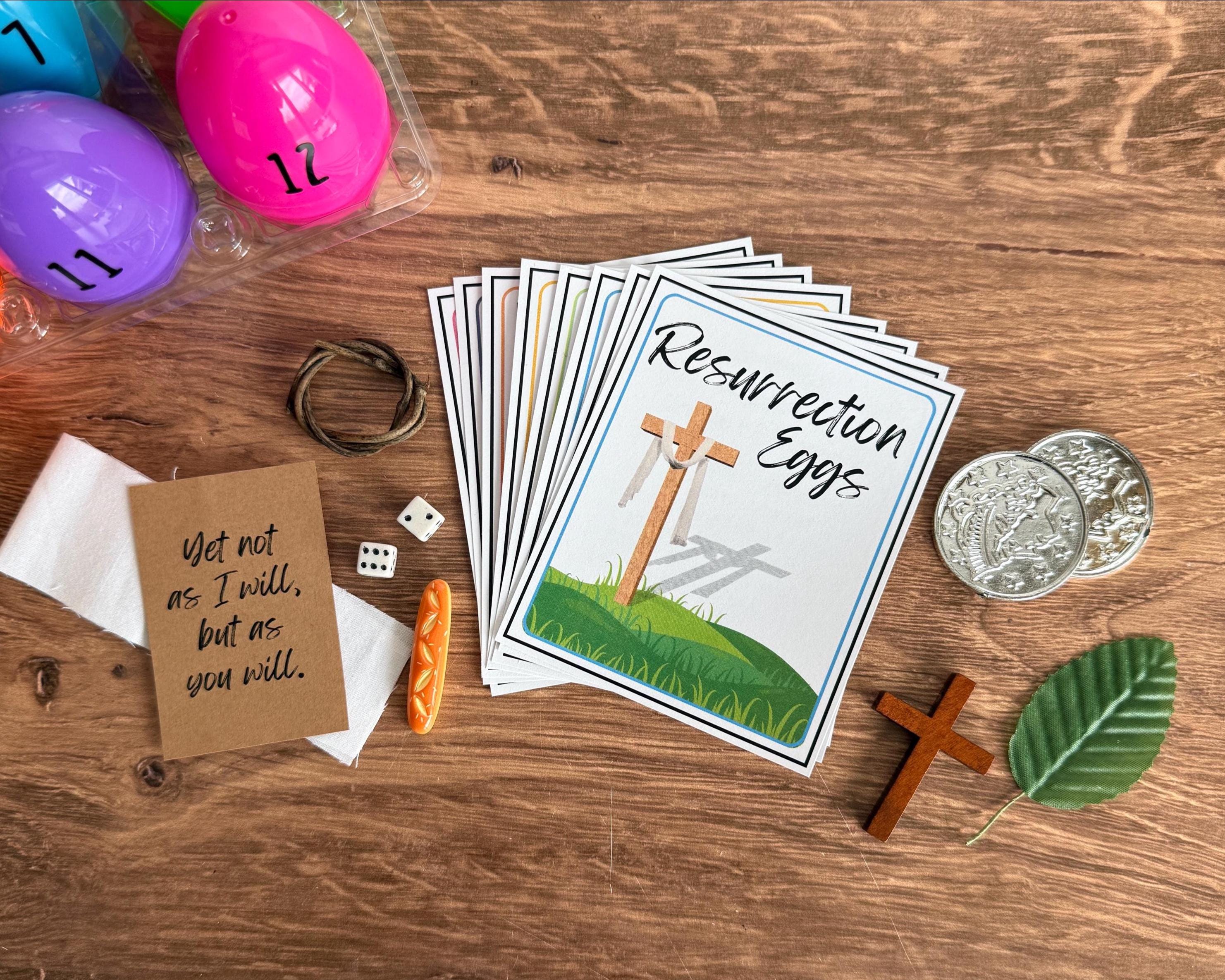 Resurrection Eggs Set With Story Cards | Easter Week Story - Etsy