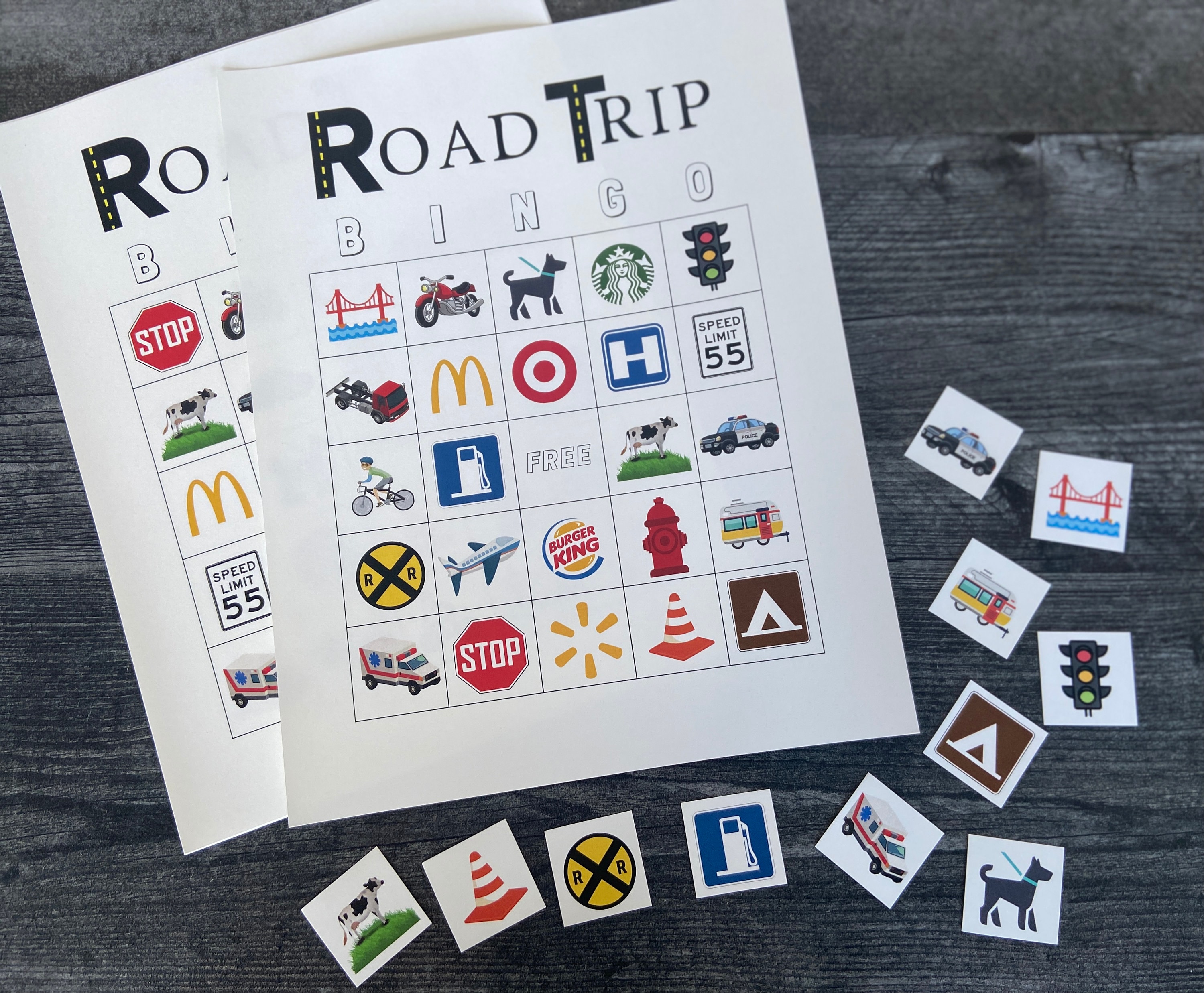 Road Trip Bingo Car Bingo - Etsy