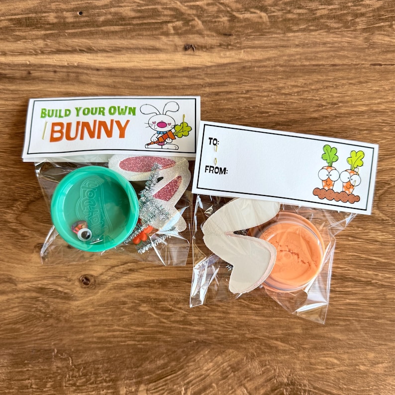 Build Your Own Bunny Craft Kit | Easter Basket Stuffer, Party Favor - Etsy