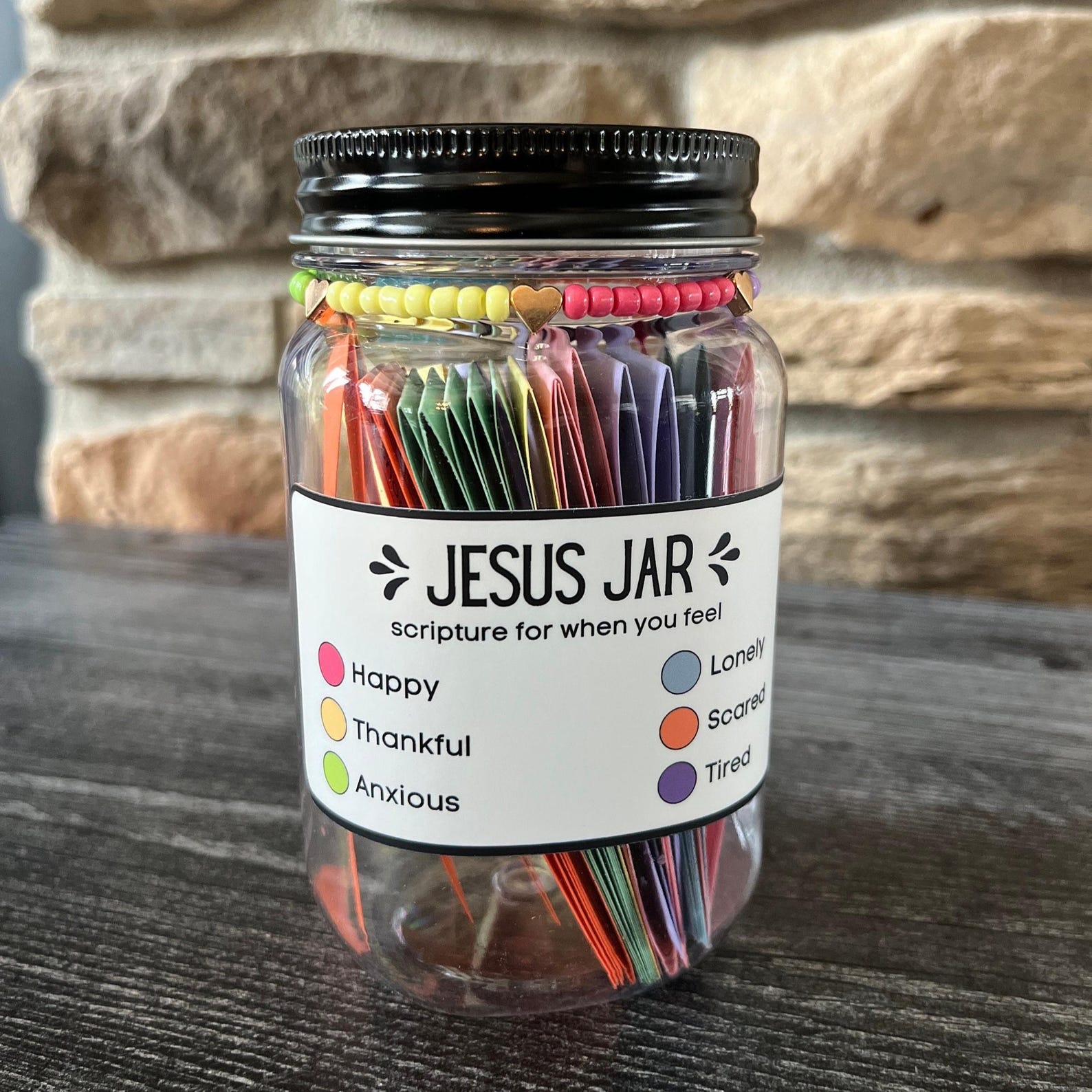 Jesus Jar | Bible Verse Jar | Scripture Cards | Christian Gift for ...