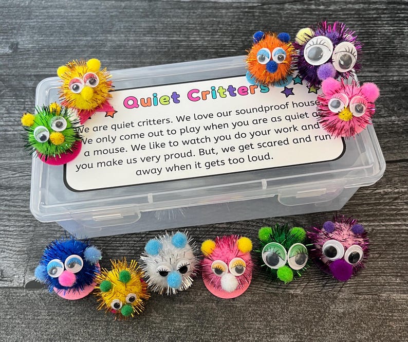 Quiet Critters | Reading Buddies | Behavior Management | Teacher ...