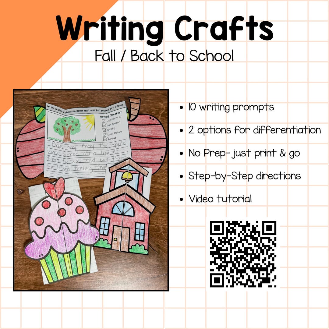 Fall/autumn Writing Crafts | Back-to-school Writing Crafts | 10 ...
