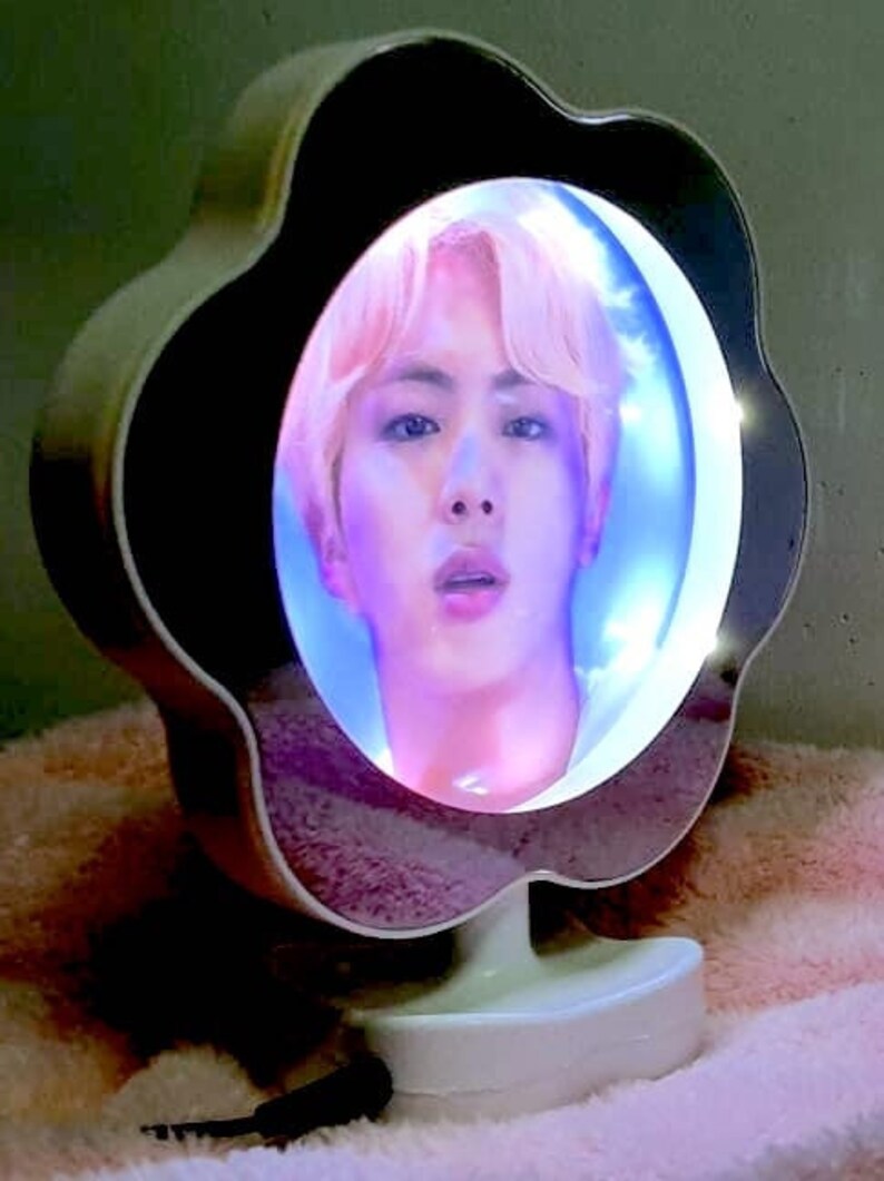 BTS Magic Mirror, Jinhit Entertainment,bts Night Light, Bts Desk Mirror ...