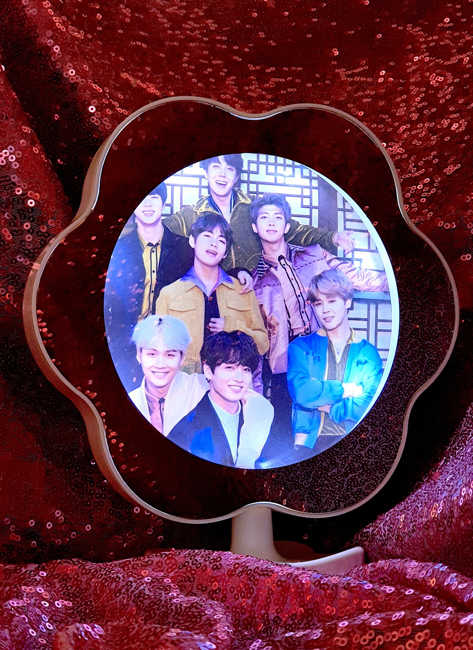 BTS Magic Mirror, Bts Night Light, Bts Desk Mirror, Bts Army Merch, Bts ...