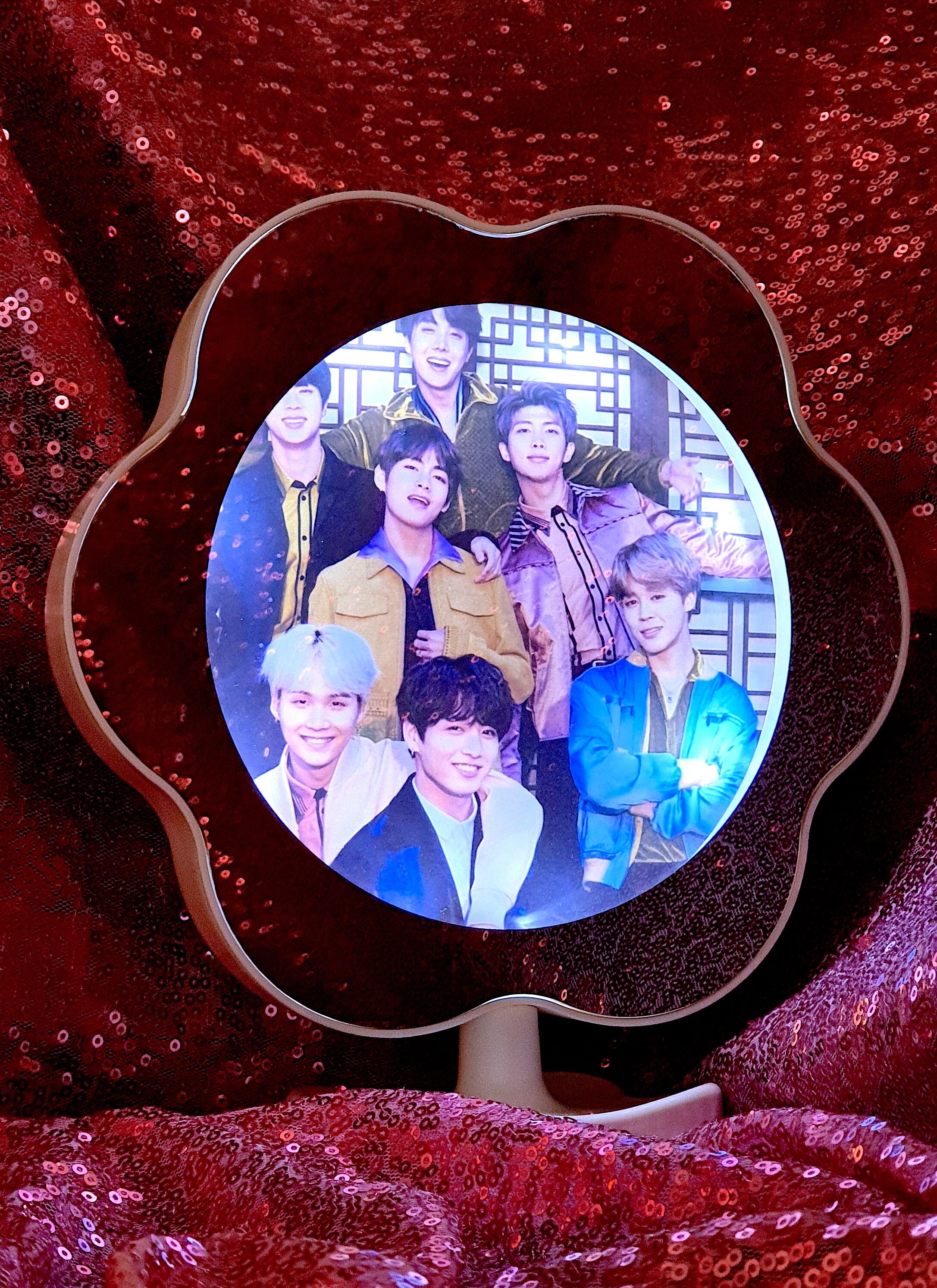 BTS Magic Mirror, Bts Night Light, Bts Desk Mirror, Bts Army Merch, Bts ...