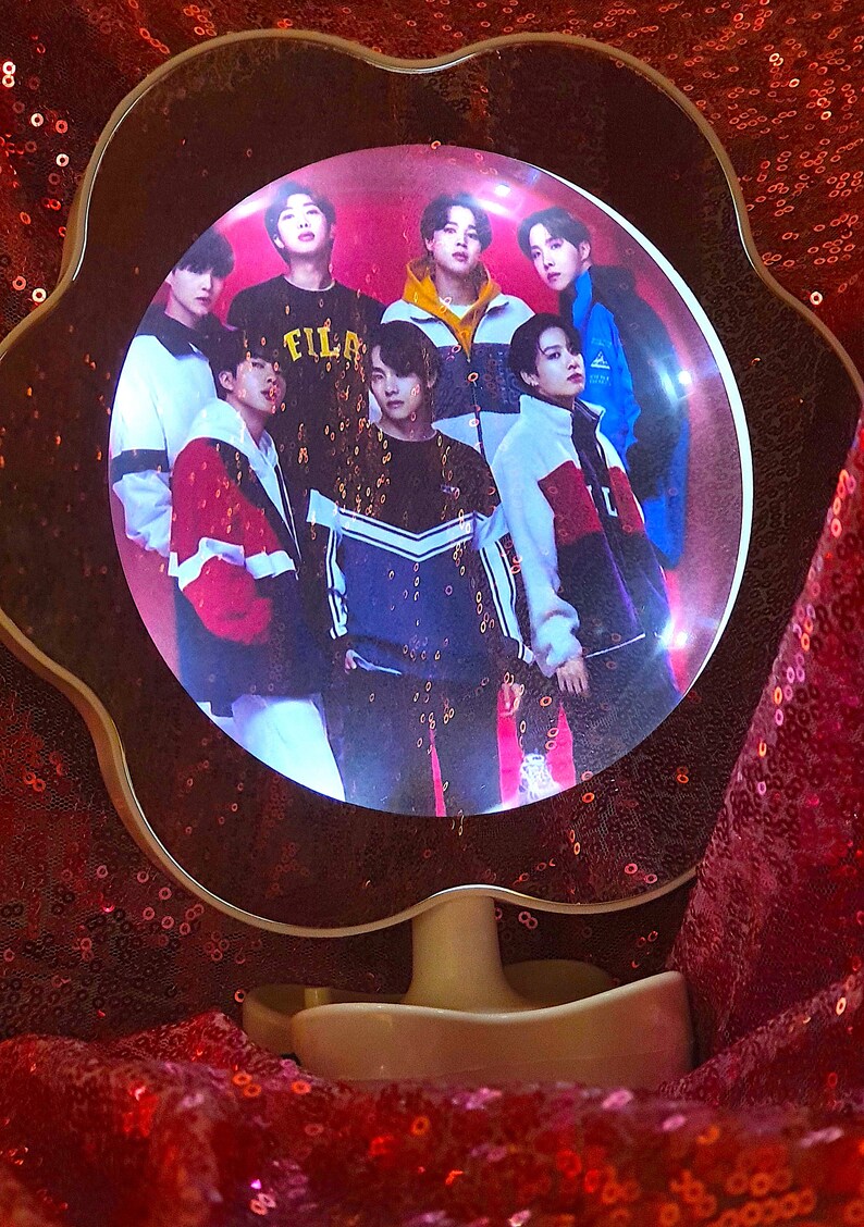 BTS Magic Mirror, Bts Night Light, Bts Desk Mirror, Bts Army Merch, Bts ...