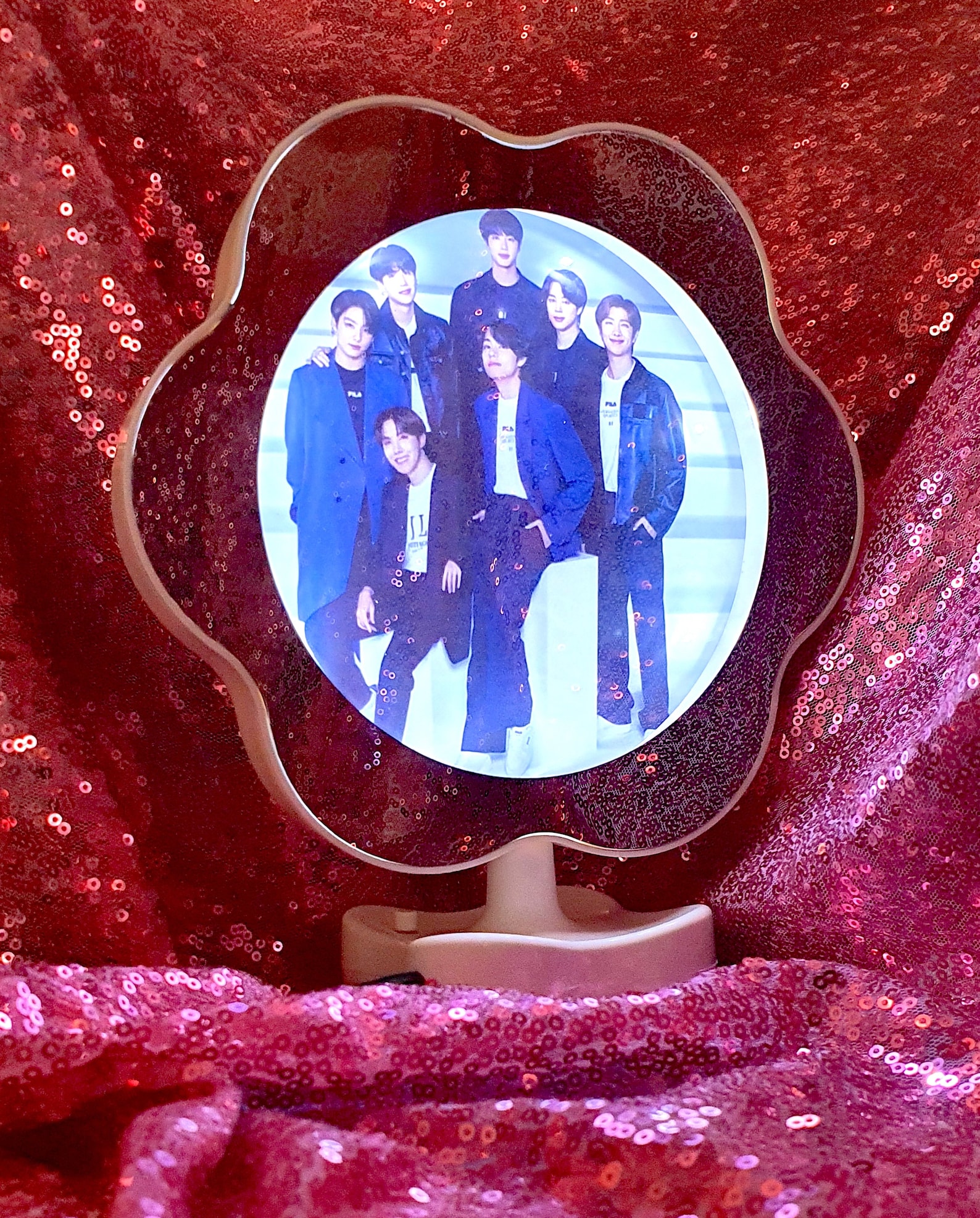 BTS Magic Mirror, Bts Night Light, Bts Desk Mirror, Bts Army Merch, Bts ...