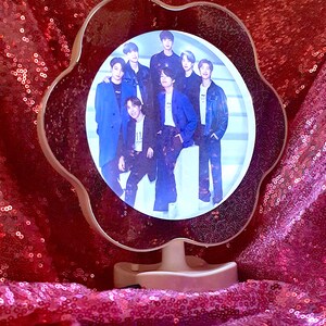 BTS Magic Mirror, Bts Night Light, Bts Desk Mirror, Bts Army Merch, Bts ...