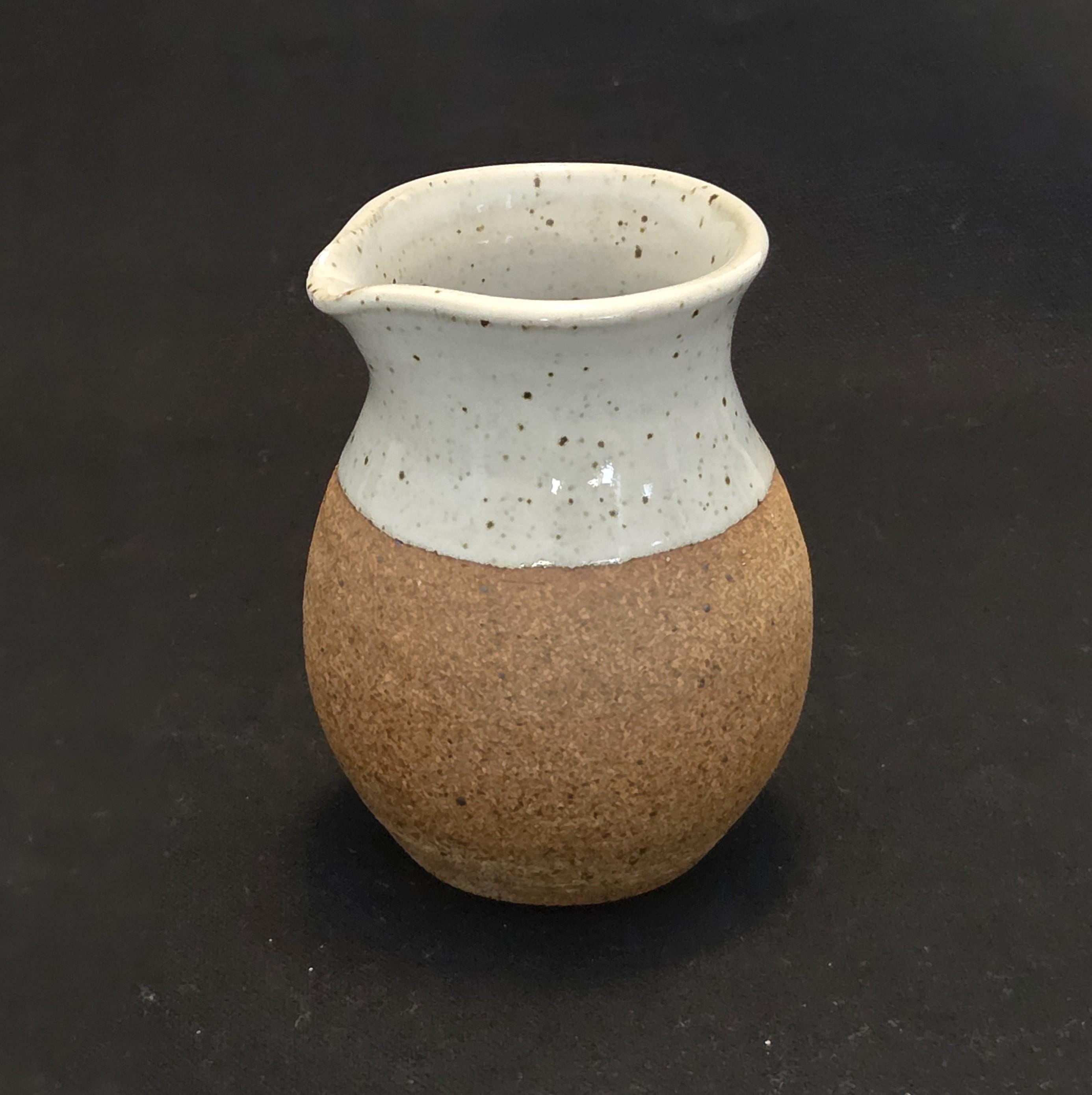 Creamer or Salad Dressing Pitcher - 6 Ounce Handmade Stoneware Pitcher ...