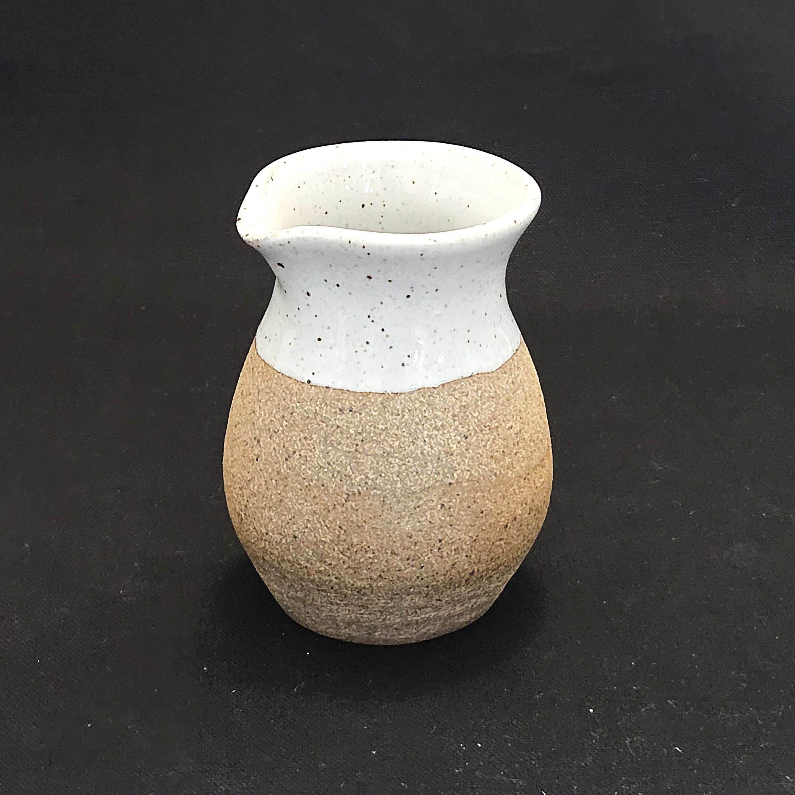 Creamer or Salad Dressing Pitcher - 6 Ounce Handmade Stoneware Pitcher ...