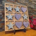 Seasonal Tic-tac Toe Game Wooden Board Table Top Rustic - Etsy