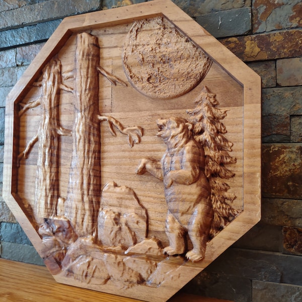 3d Wood Wall Art - Etsy