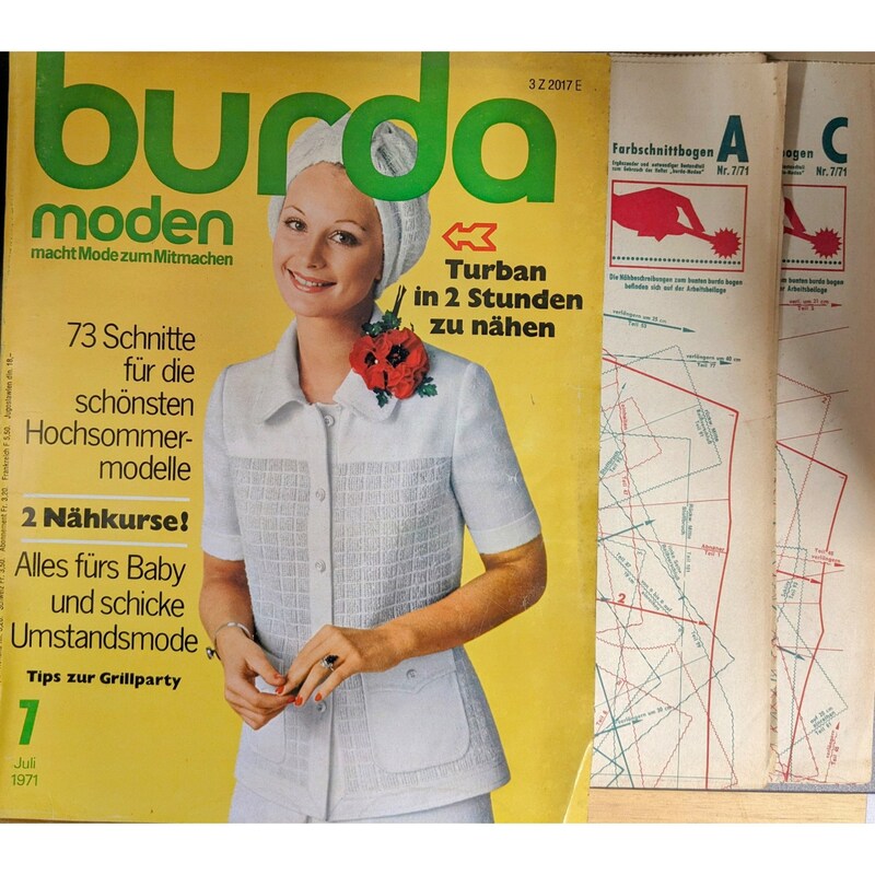 Burda 1971 - Etsy