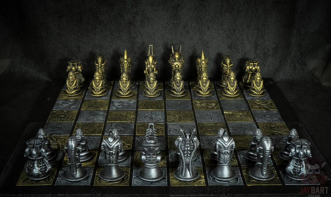 Biomechanic Chess Set Giger Style - Etsy