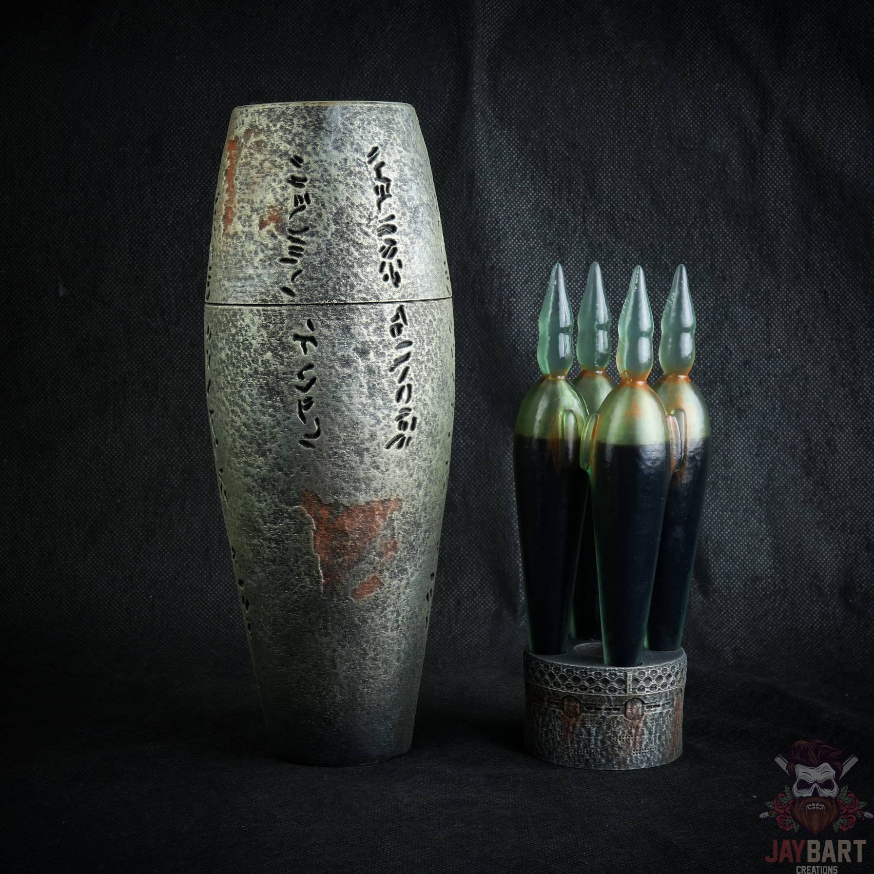 The Black Pathogen Container Prop Inspired by Alien Prometheus - Etsy UK