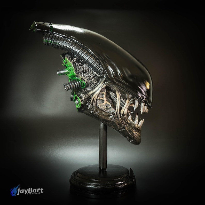 Xenomorph Head Trophy – Horror Display Bust - Etsy