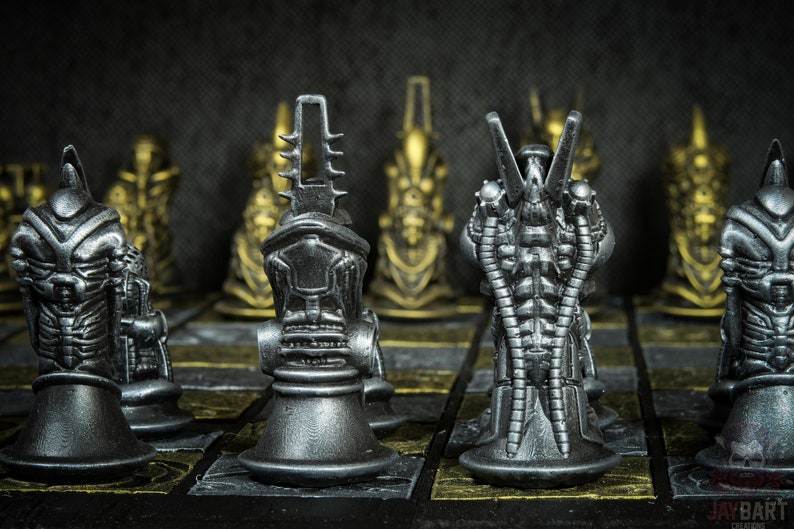 Biomechanic Chess Set Giger Style - Etsy