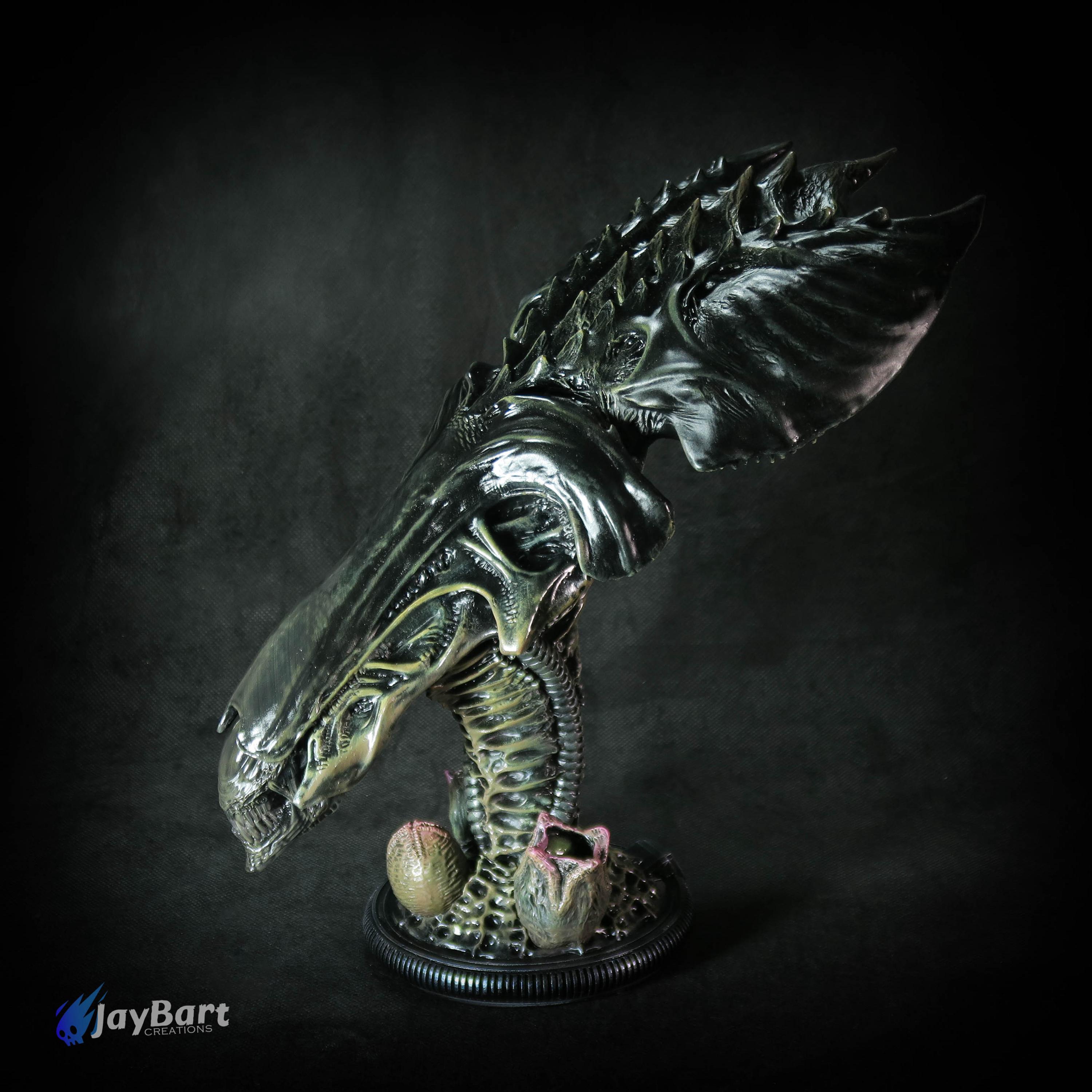 Alien Queen Bust – Epic Sci-fi Display Sculpture - Etsy