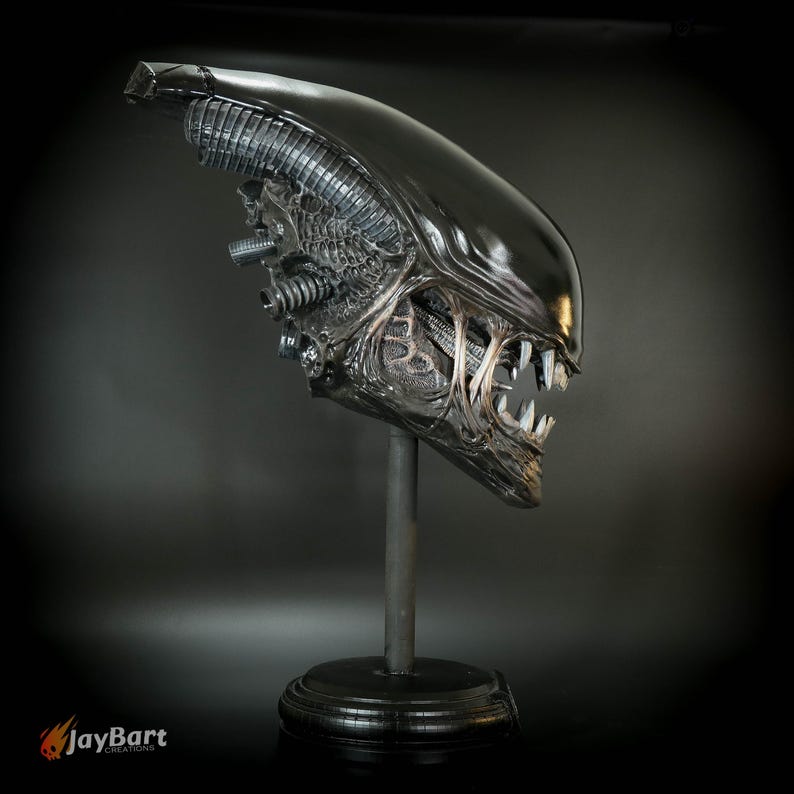 Xenomorph Head Trophy – Horror Display Bust - Etsy