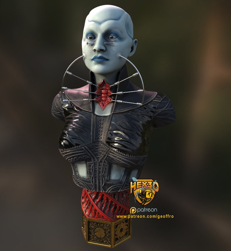 Chatterer and Pinhead Cenobite Bust Inspired by Hellraiser - Etsy