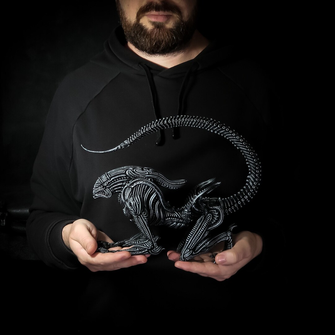 Xenomorph Alien Art Statue Resin Sculpture by Jay Bart Creations - Etsy