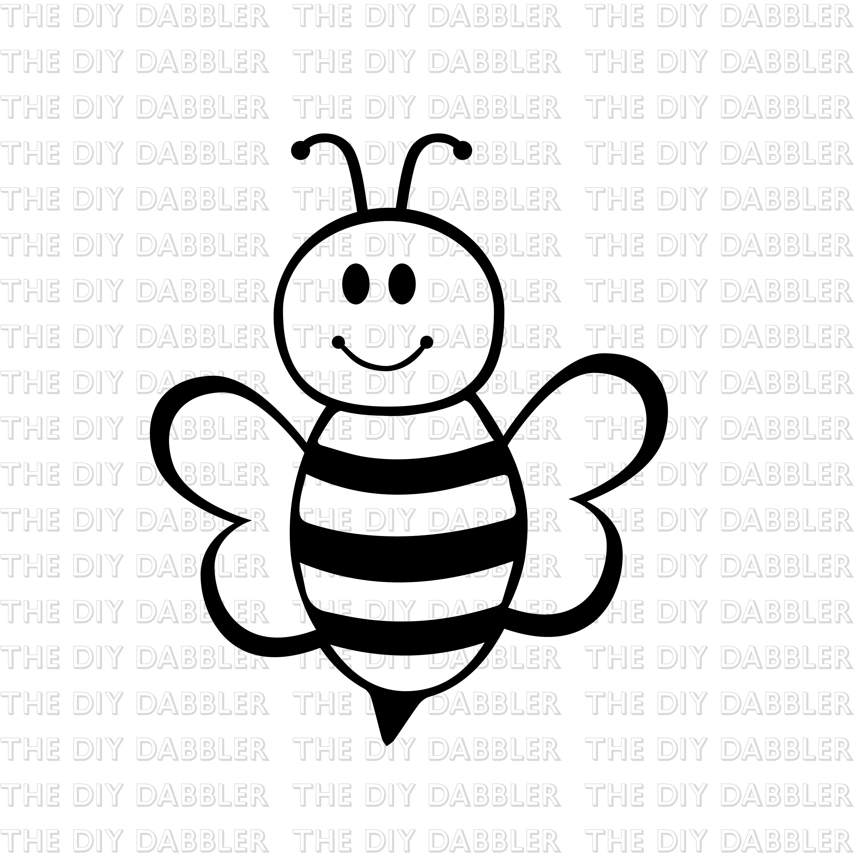 Bee Svg/dxf/eps/png Cricut and Silhouette Cut File - Etsy