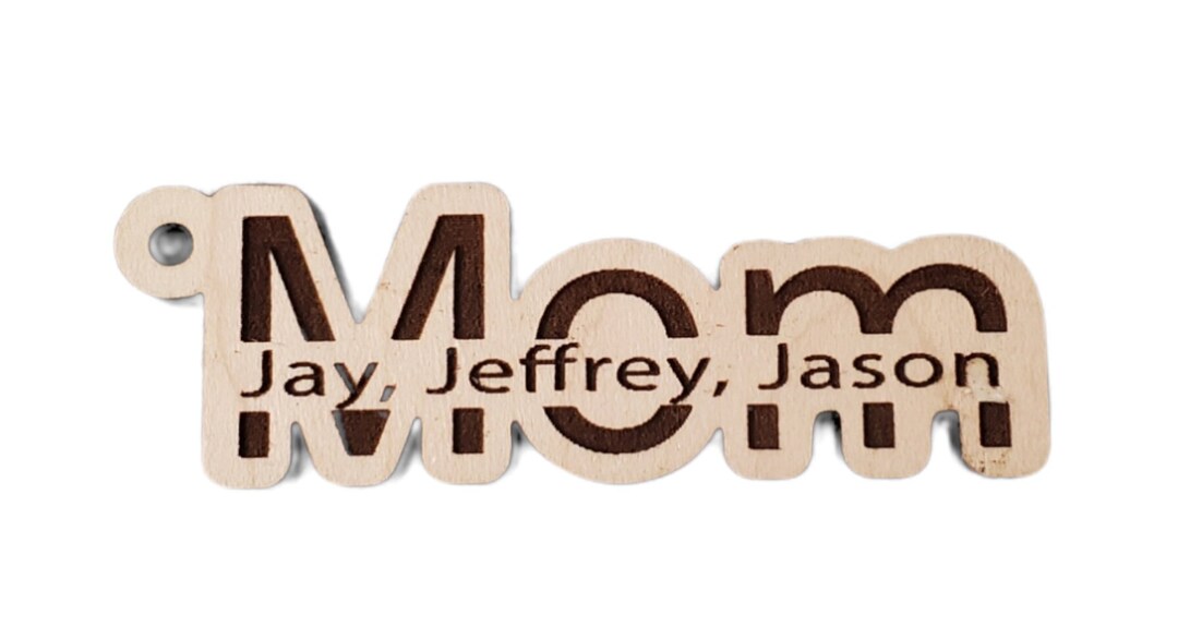 Mom Keychain File | Digital File | Personalized | SVG | Glowforge Ready ...